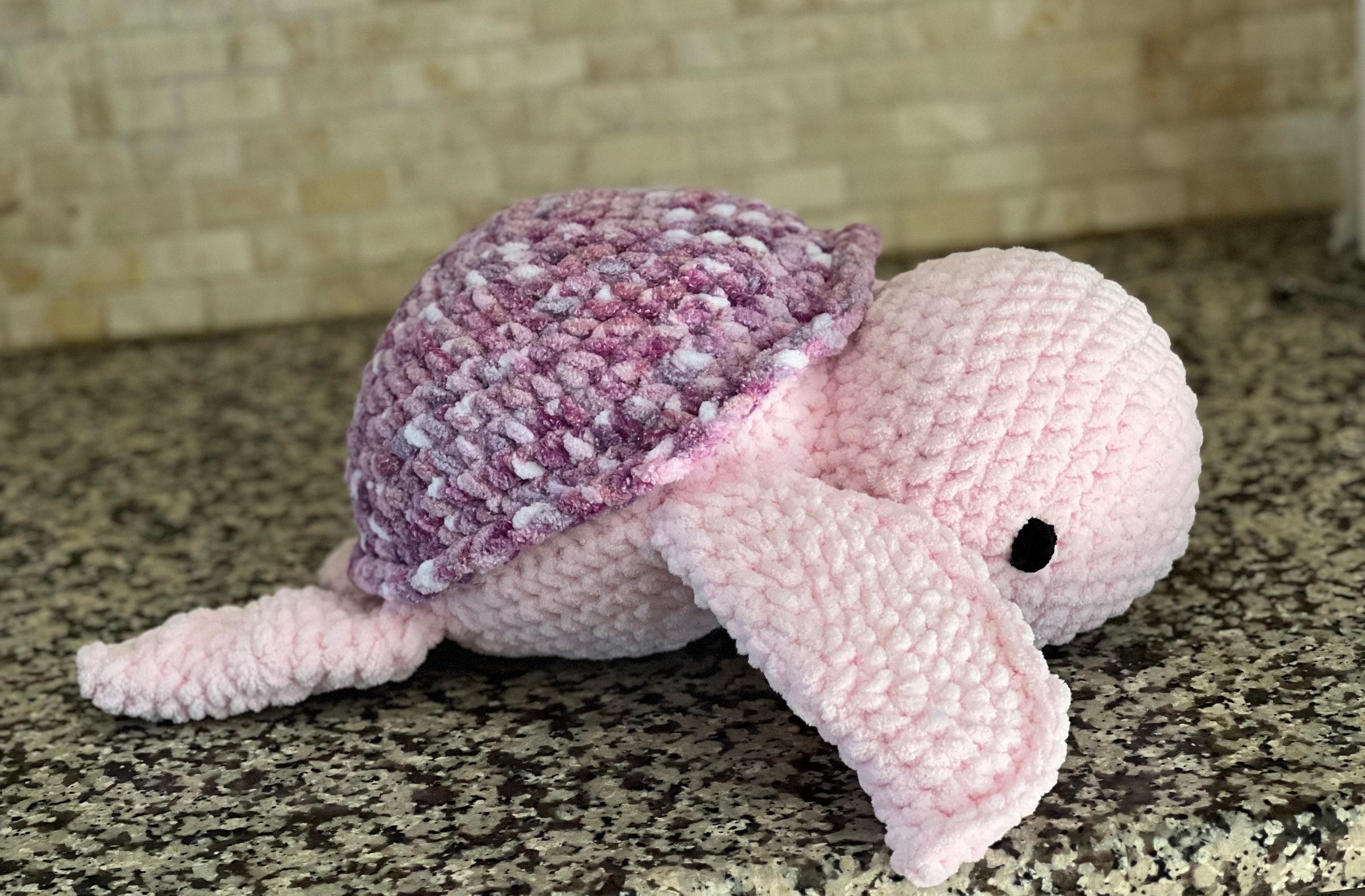 Large Pink Plush Sea Turtle - Etsy