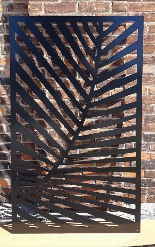 Birch Tree With Deers Decorative Panel Metal Outdoor Garden Privacy ...