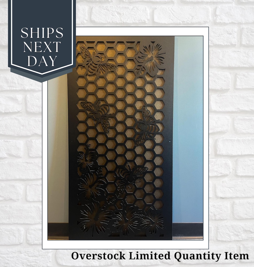 Honeycomb Bee 24" Wide X 48" High With Blank Panel and Standoffs ...
