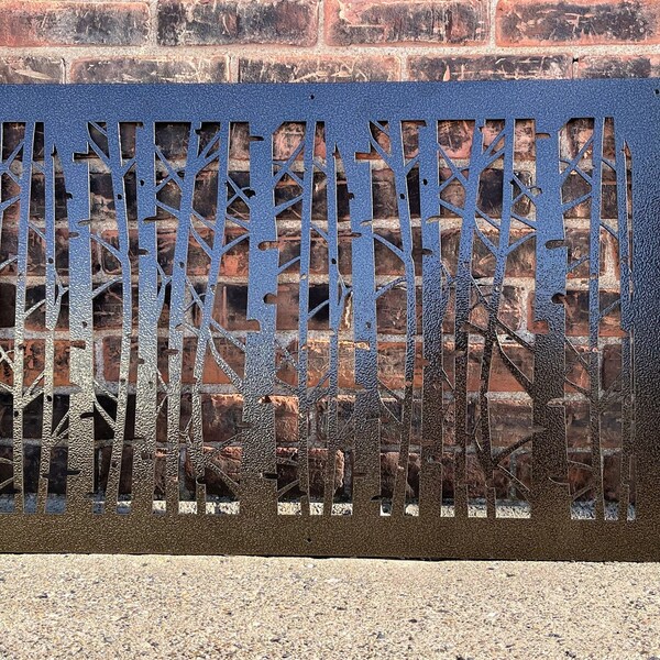 Birch Privacy Screen - Etsy