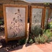 Metal Privacy Screen, Decorative Panel, Outdoor Garden, Fence, Art ...