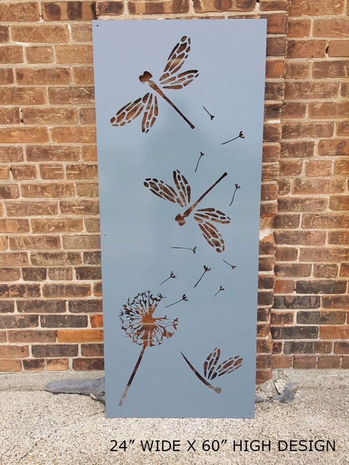 Metal Privacy Screen Decorative Panel Outdoor Garden Fence - Etsy