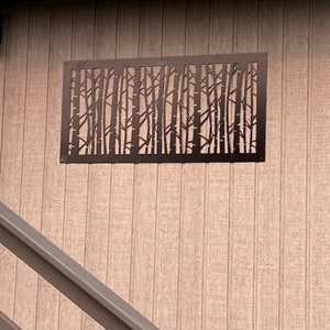 Nature Decorative Panel Metal Tree Outdoor Garden Privacy Screen Yard ...