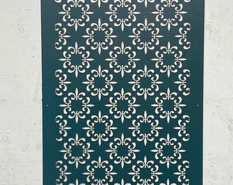 Metal Privacy Screen Metal Garden Fence Topper Outdoor - Etsy