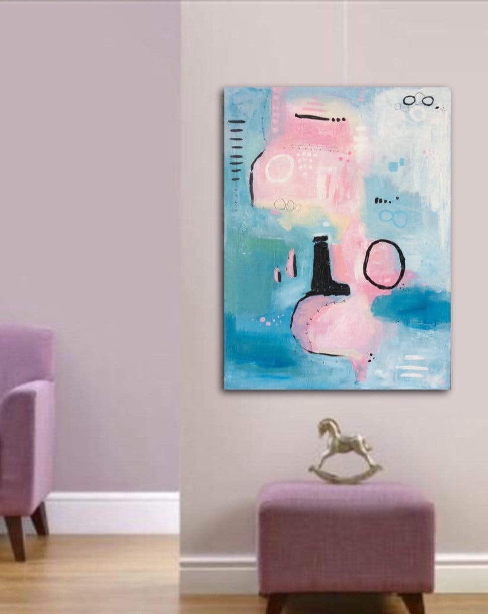 Original Abstract Painting Minimalist Abstract Painting | Etsy