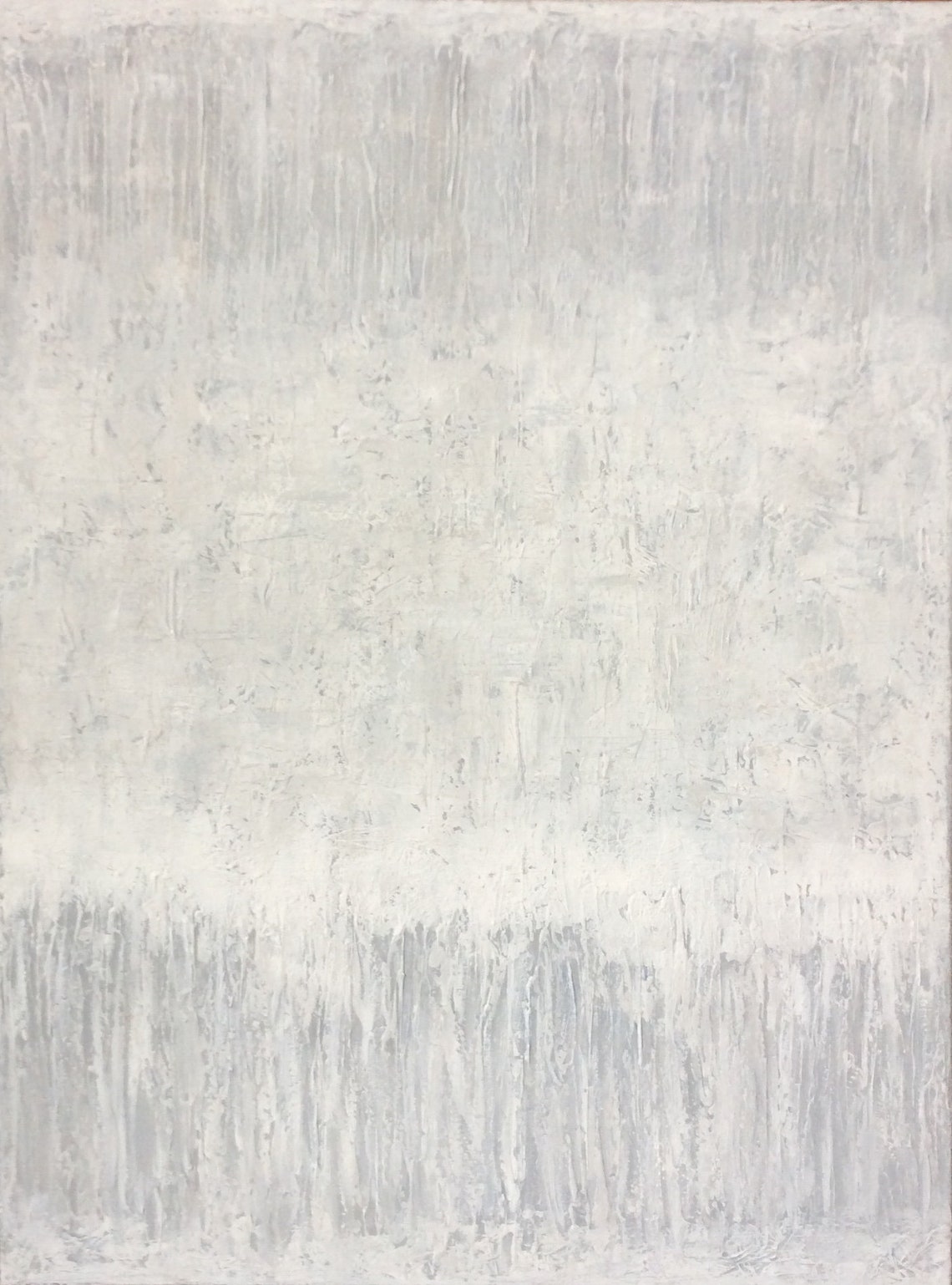 White Large Abstract Painting on Canvas Colorfield Original Abstract ...