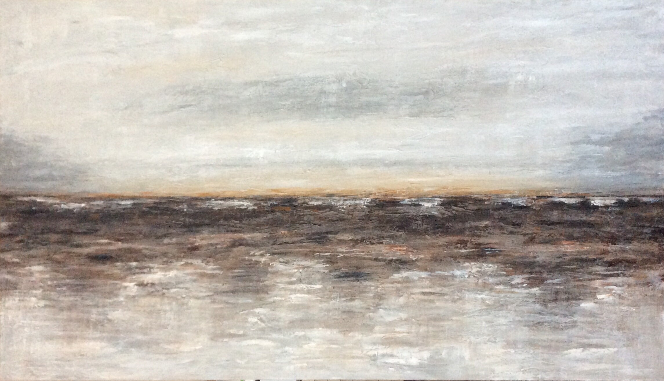 Large Abstract Landscape Painting Original Wall Art Seascape | Etsy