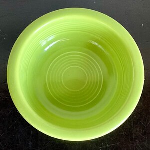 Vintage 4 3/8 Chartreuse Fiestaware Fruit Bowl Free Shipping - Etsy