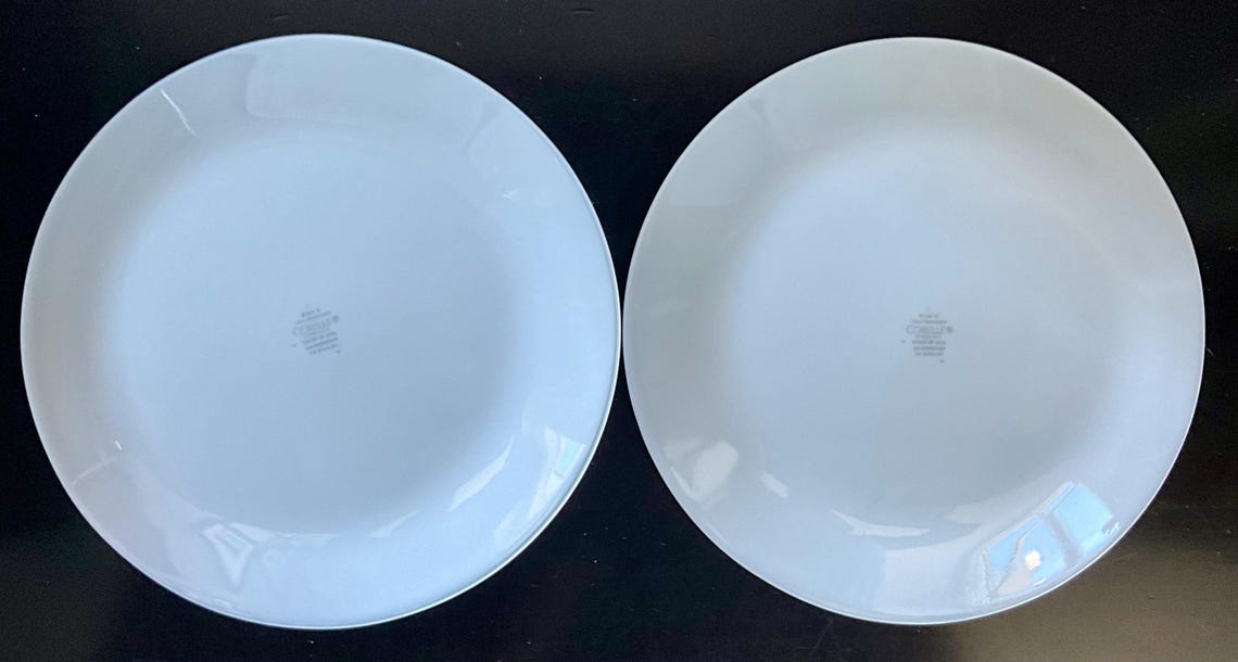 Corelle Country Cottage Plate Set: 4 Dinner & 4 Bread Plates - Etsy