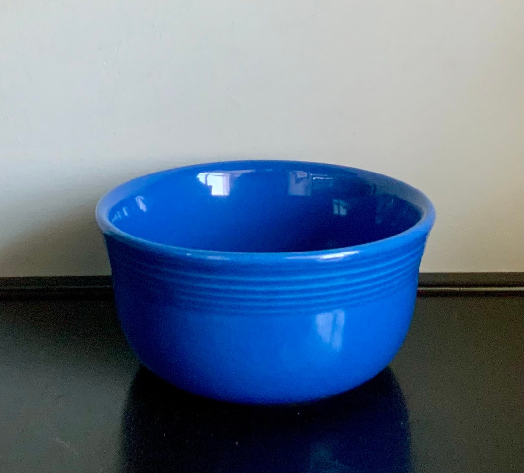 Post-1986 Fiestaware Lapis Gusto Bowl Free Shipping - Etsy