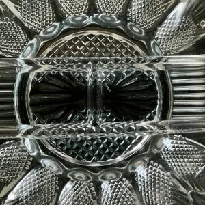 L. E. Smith Glass Co. Clear Hobnail Deviled Egg Relish Plate Pattern 567 Free Shipping - Etsy