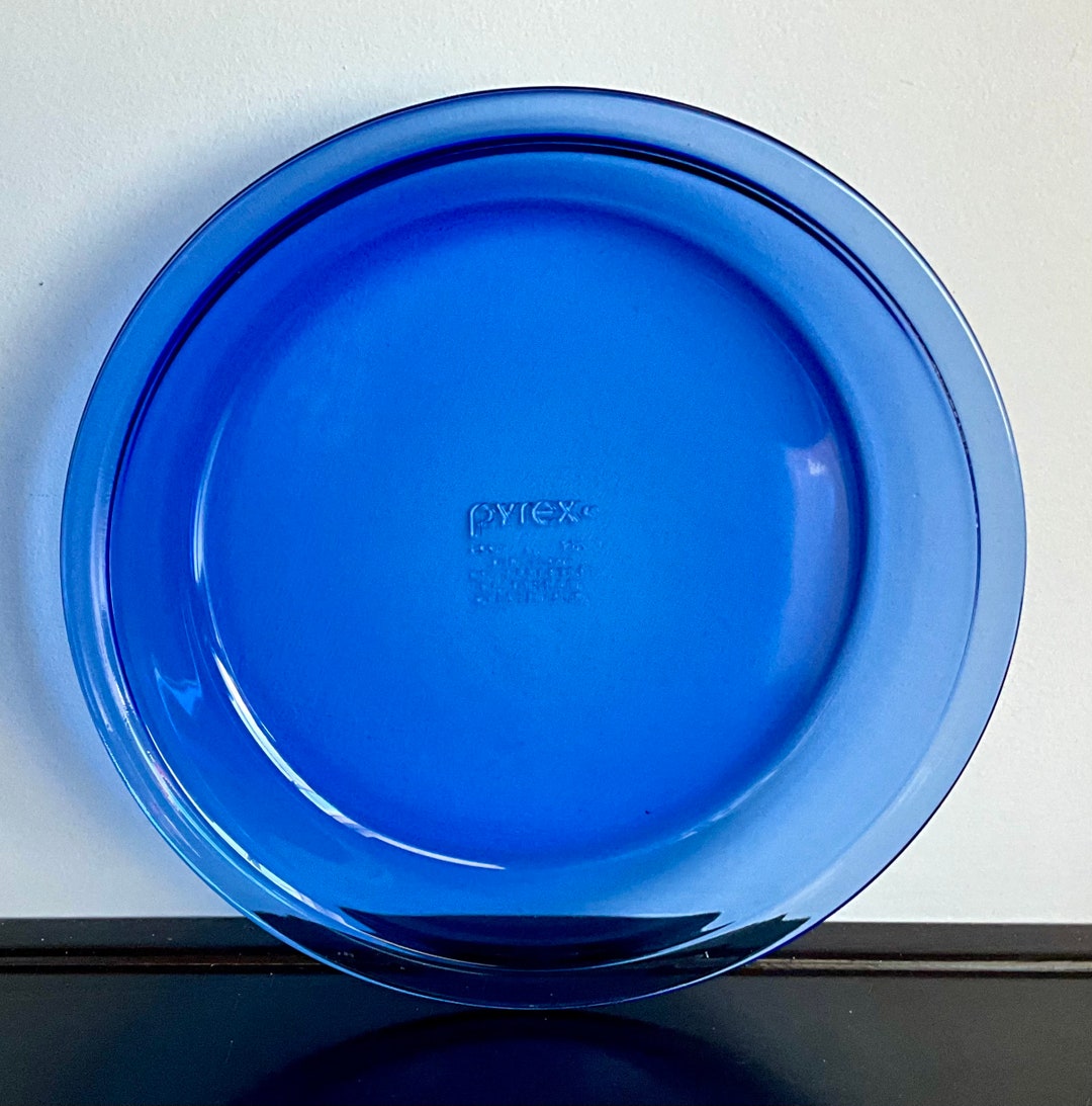 Pyrex Originals Cobalt Blue Pie Baking Dish 209 Free Shipping - Etsy