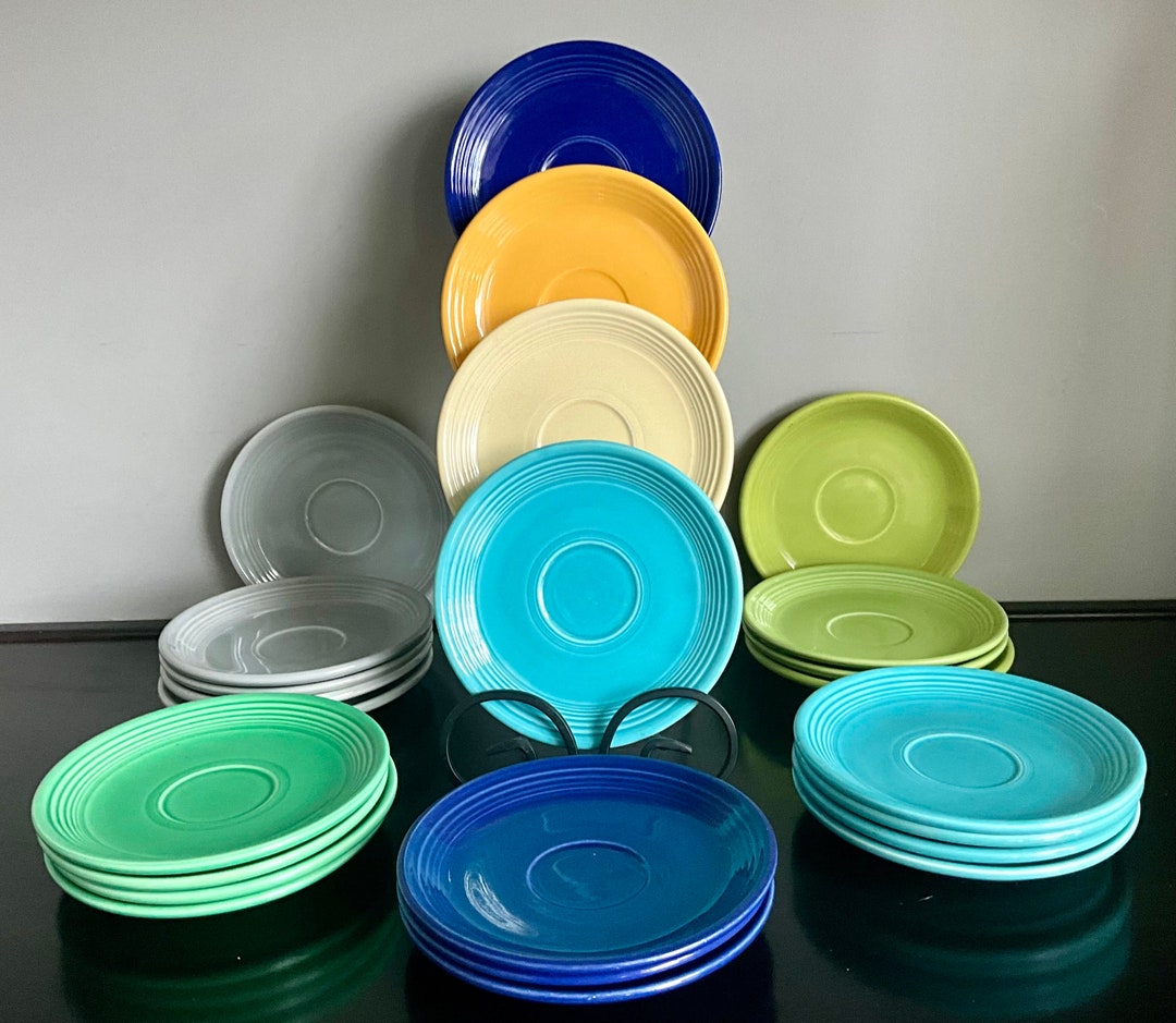 Vintage Original Fiestaware Saucers — Your Choice of Colors - Etsy