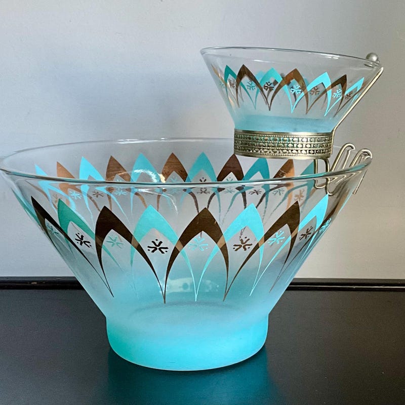 Vintage Mcm Chip and Dip - Etsy