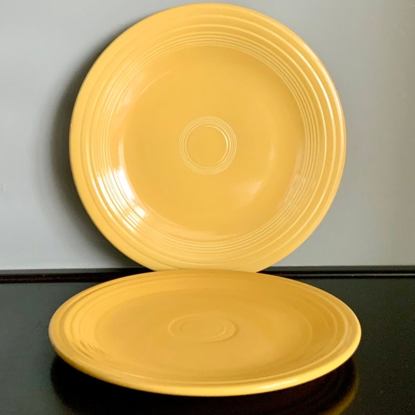 Fiestaware Yellow Dinner Plate - Etsy