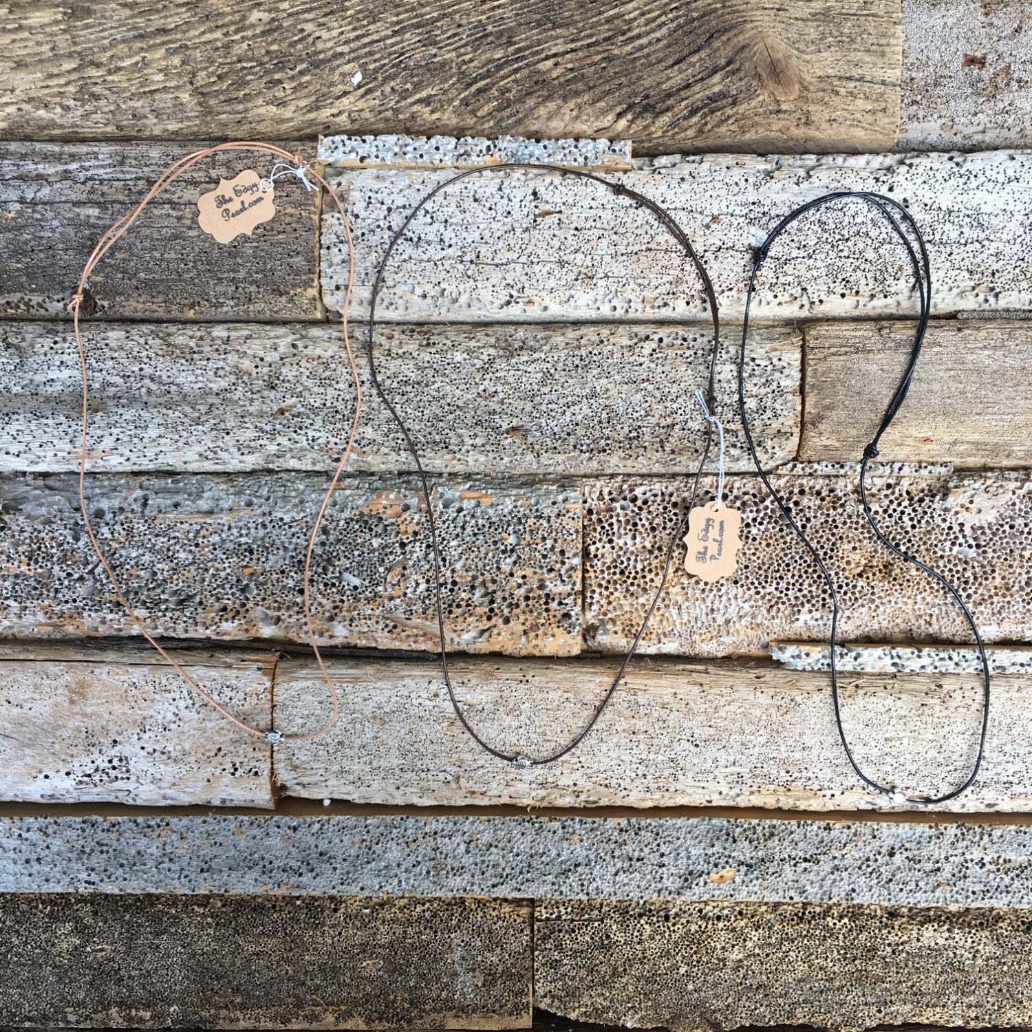 Simple Leather Sea Turtle Necklace | Etsy