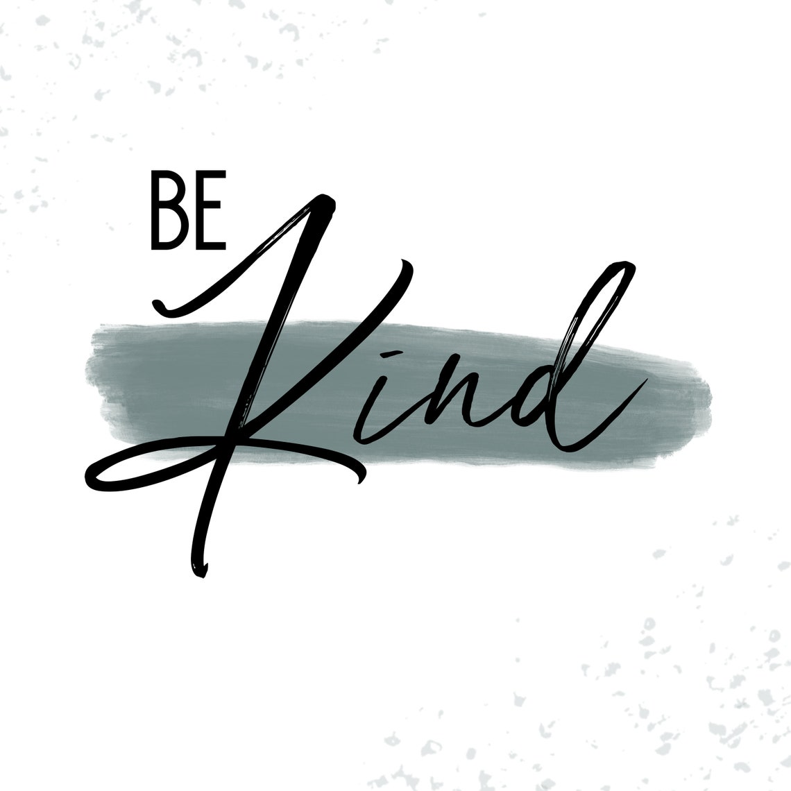 Be Kind Word Art - Etsy
