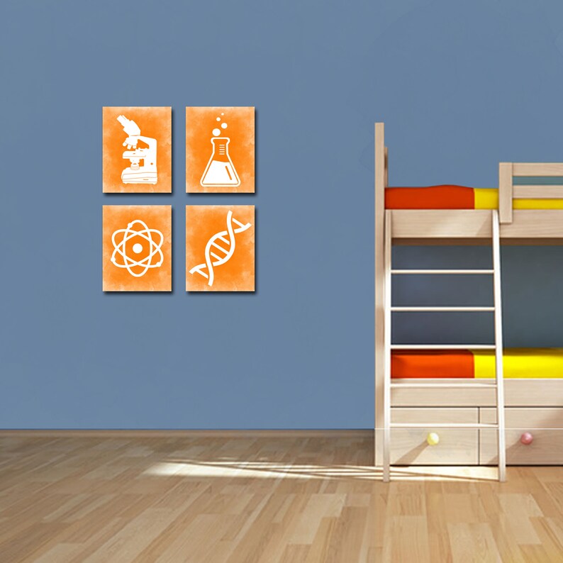 Science Nursery Science Art Science Prints Science Decor | Etsy