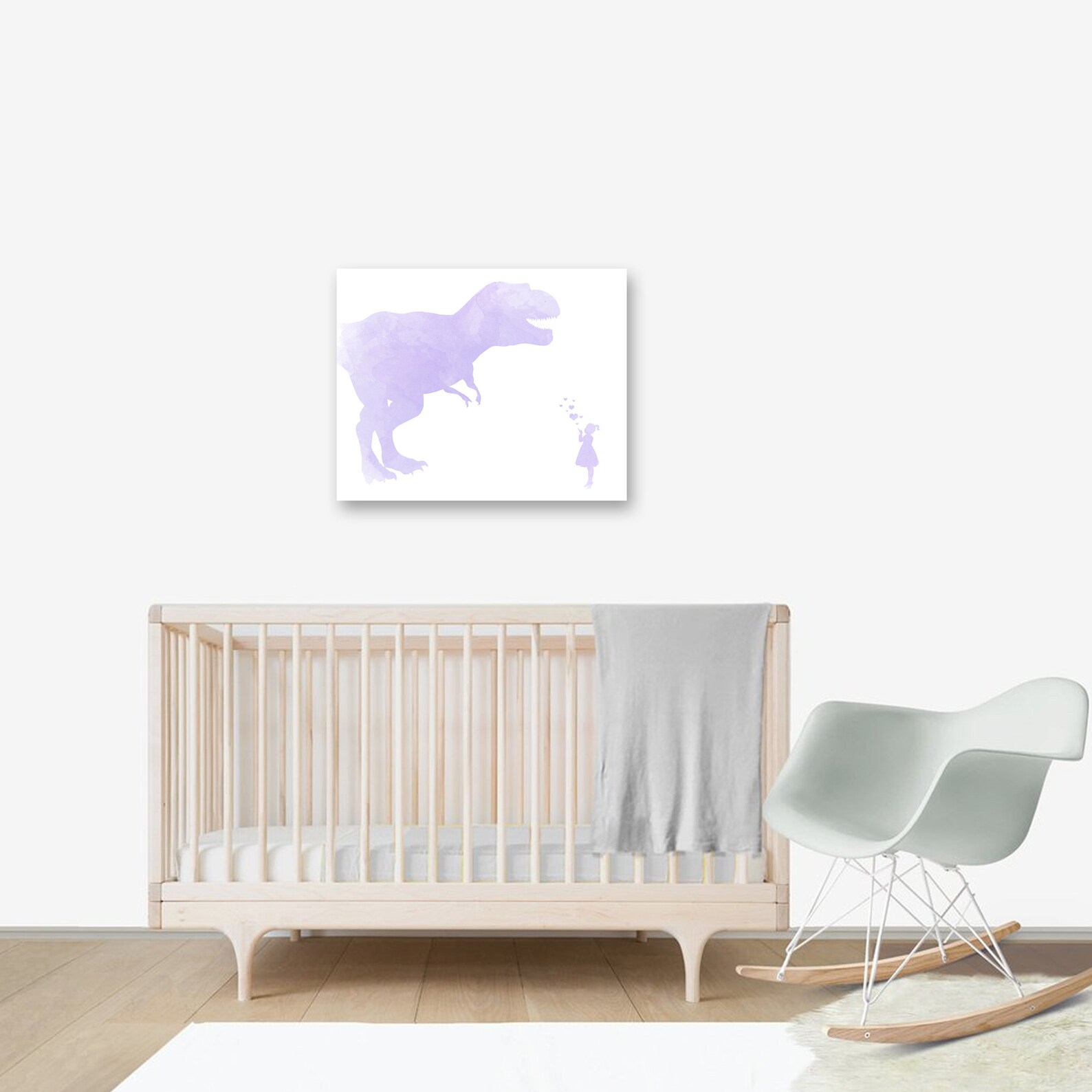 Girl Dinosaur Art Dinosaur Nursery Girls Bedroom Art | Etsy