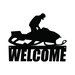 Welcome Snowmobile Sign - Etsy
