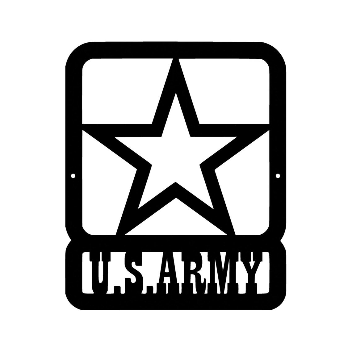 US Army Star Wall Sign - Etsy