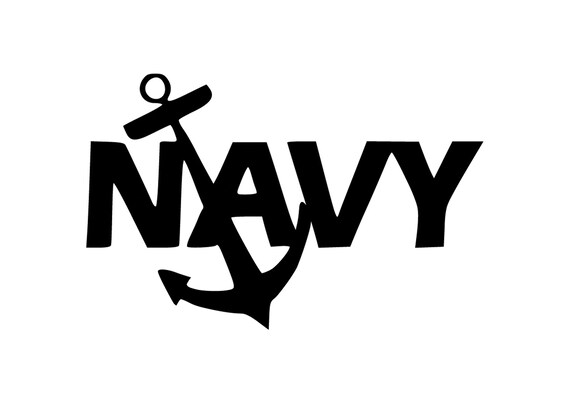 US Navy Anchor Wall Sign - Etsy