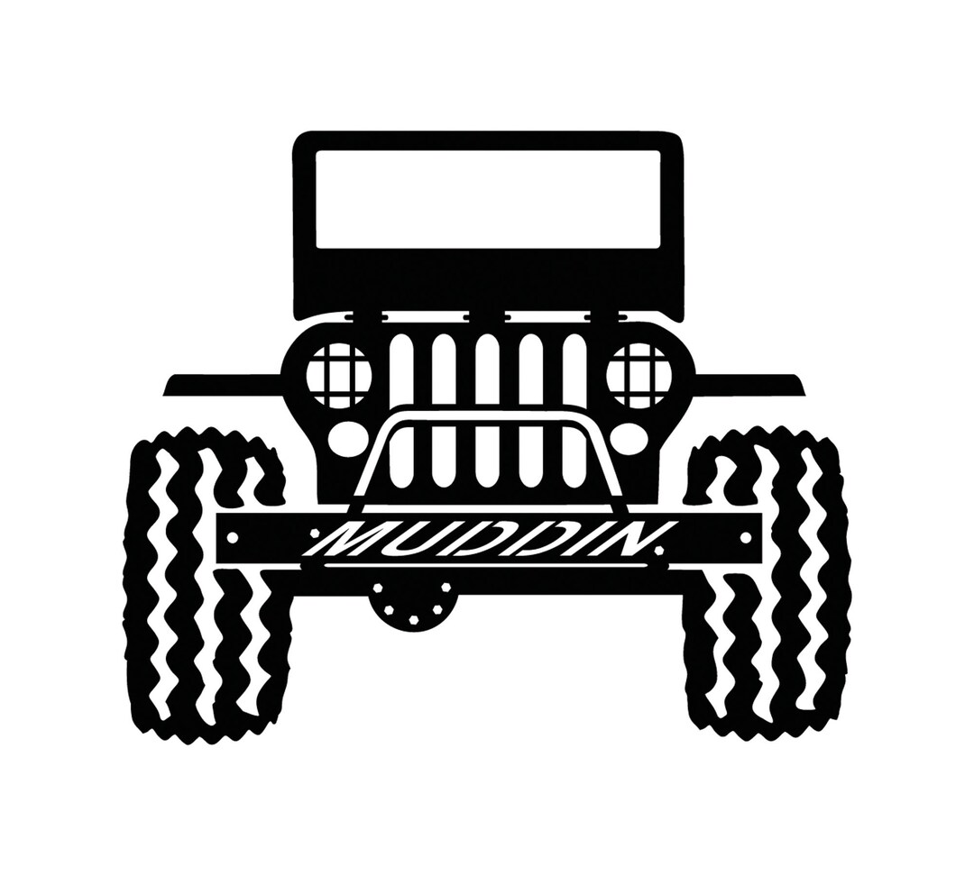 Jeep Muddin Metal Sign - Etsy