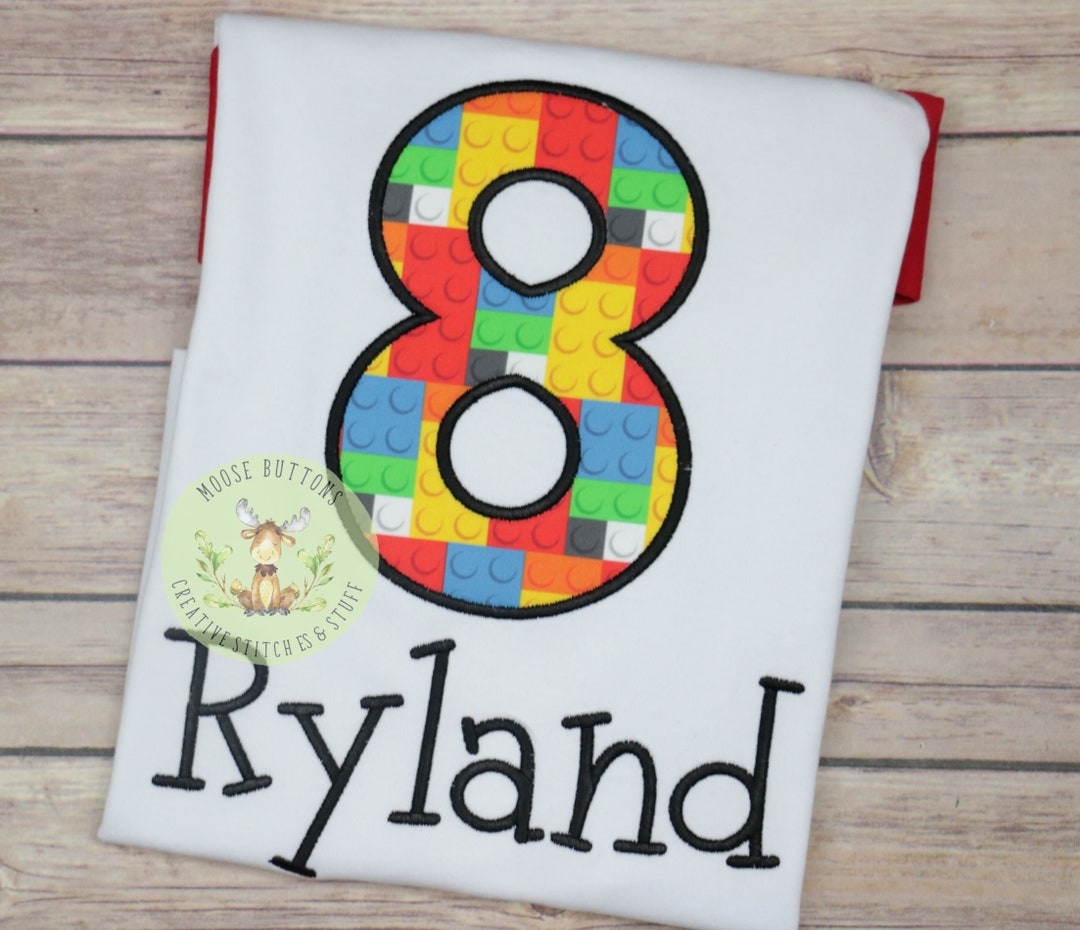 Boys Block Birthday, Block Birthday, Boys Birthday, Block Part. - Etsy