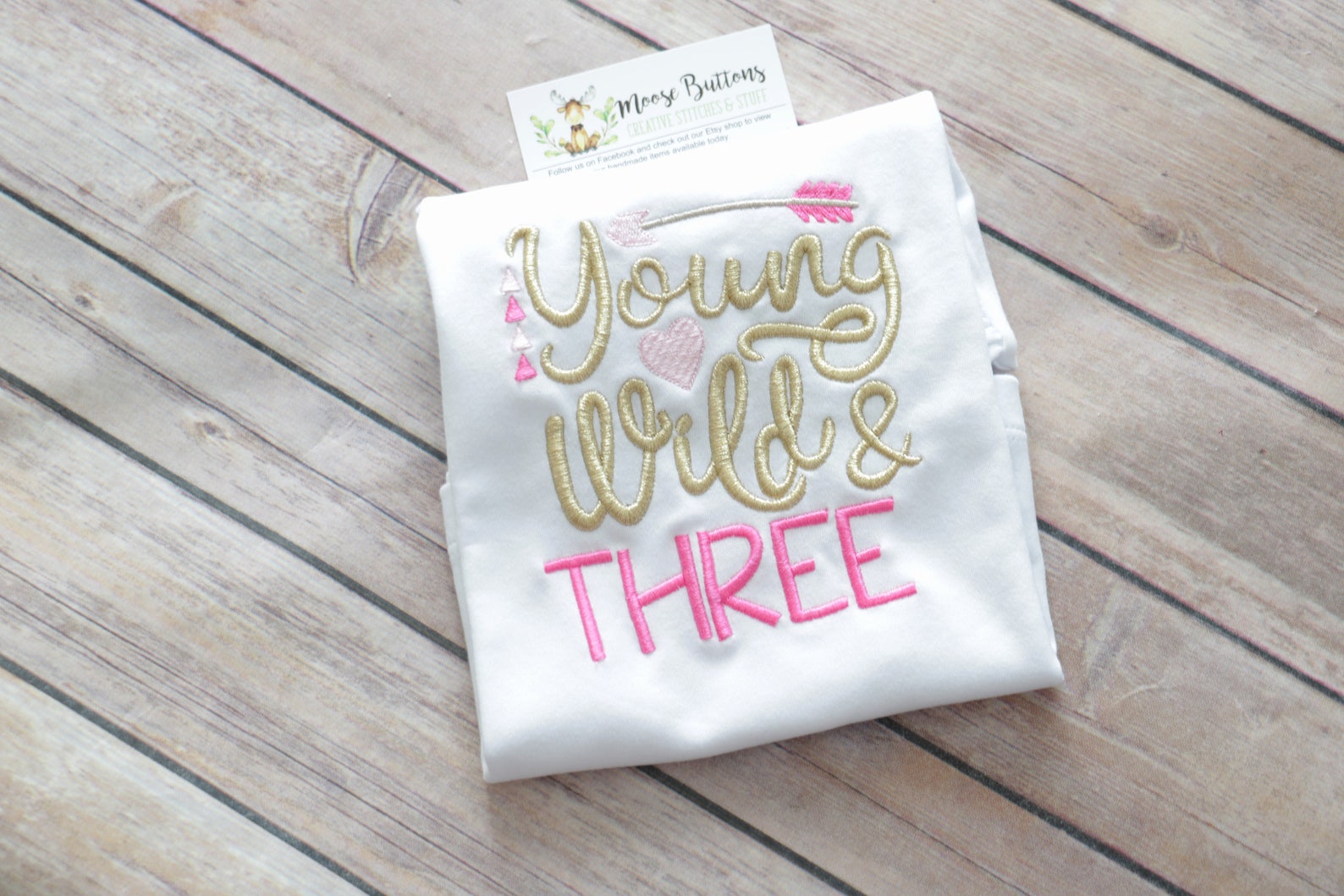 Third Birthday Shirt Young Wild and Three Birthday Wild and - Etsy
