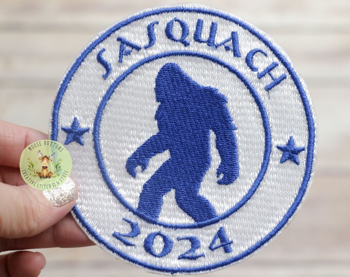 Sasquatch 2024 Iron on Patch, Big Foot Patch, Big Foot for President ...