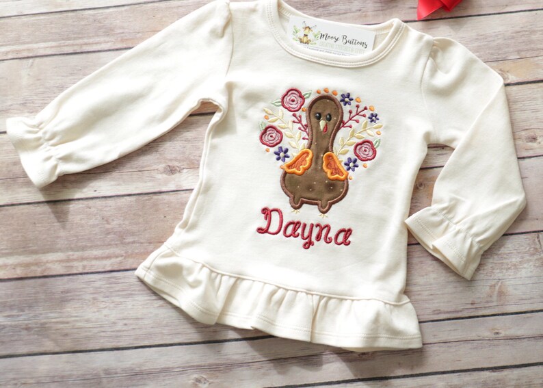 Girls Thanksgiving Shirt 1st Thanksgiving Outfit Turkey - Etsy