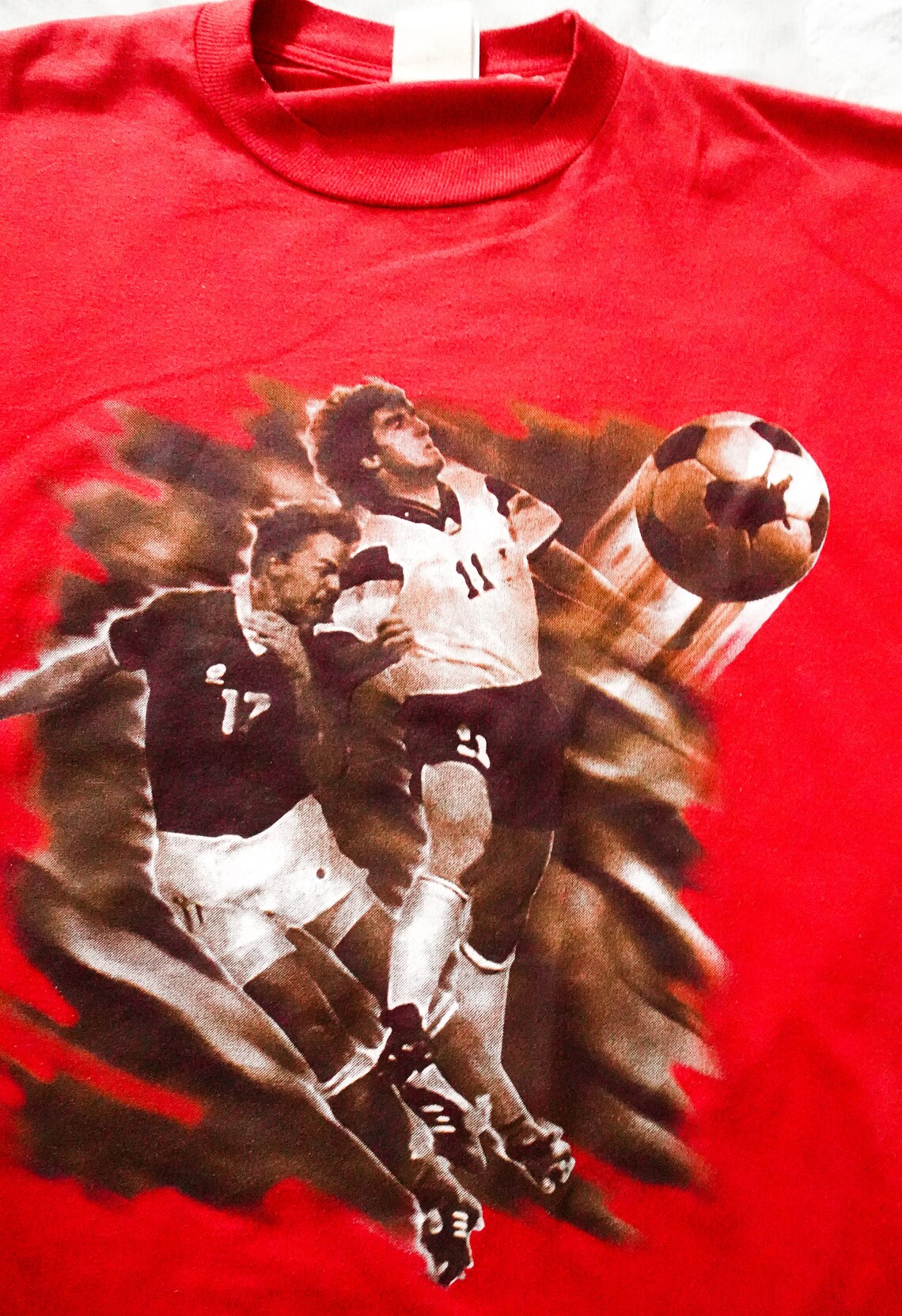 Vintage Early 90s Football Soccer Memorabilia Tshirts - Etsy