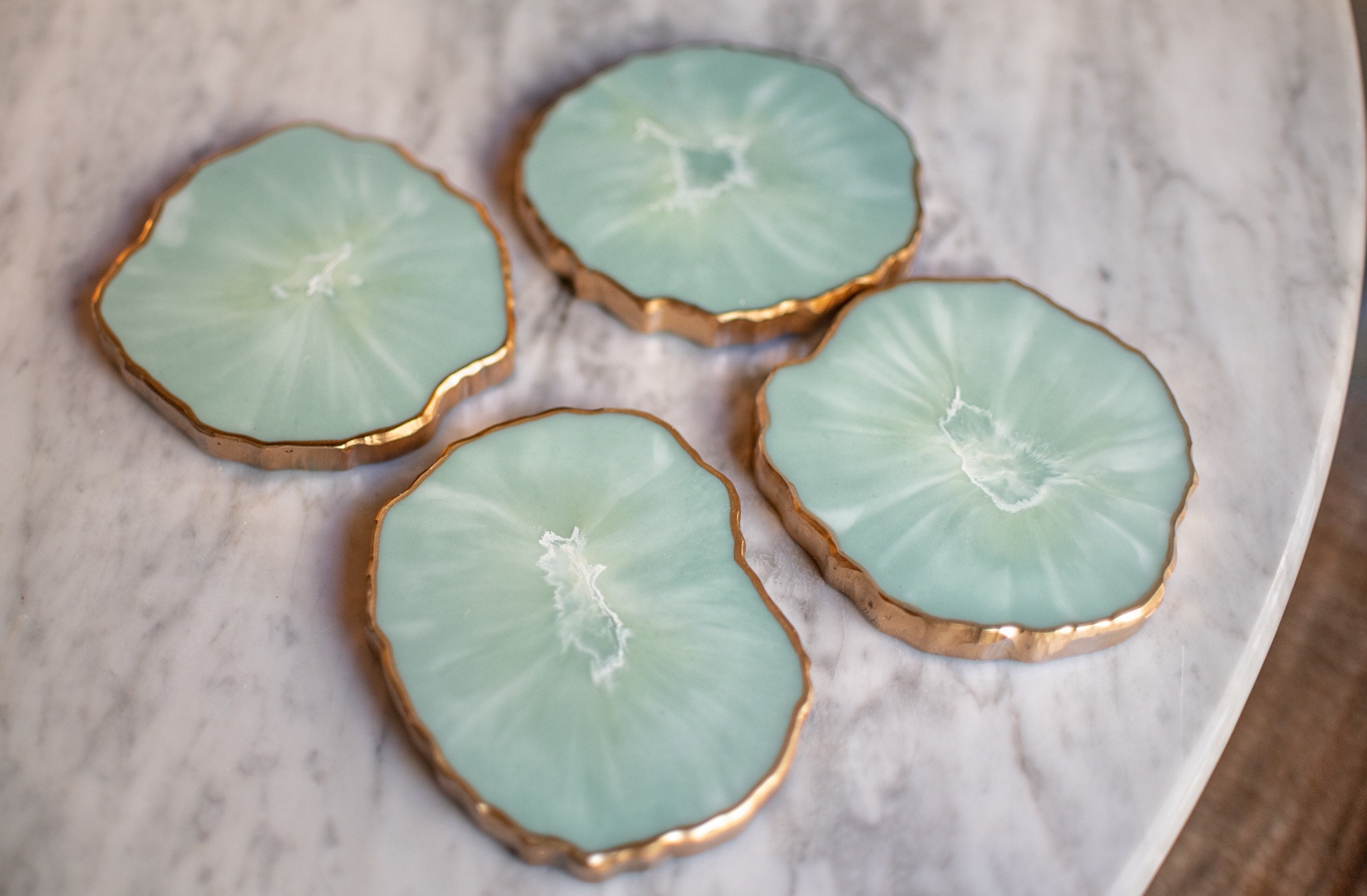 Custom Geode Coasters Made to Order - Etsy