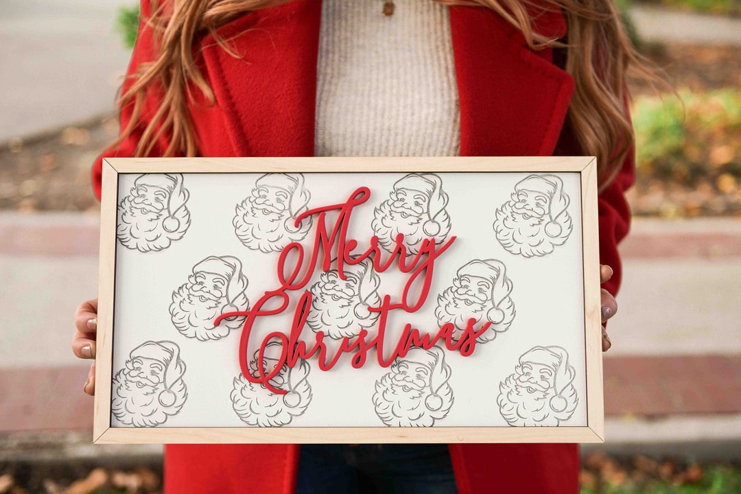 Merry Christmas Interior Signs - Etsy