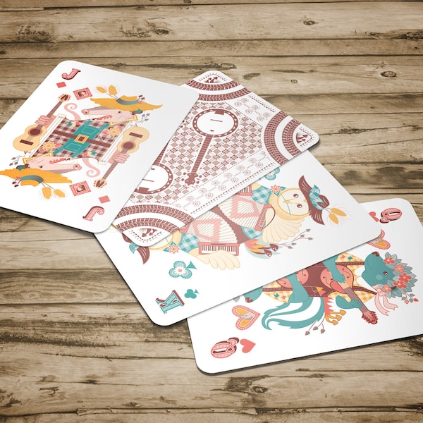 Pretty Playing Cards - Etsy