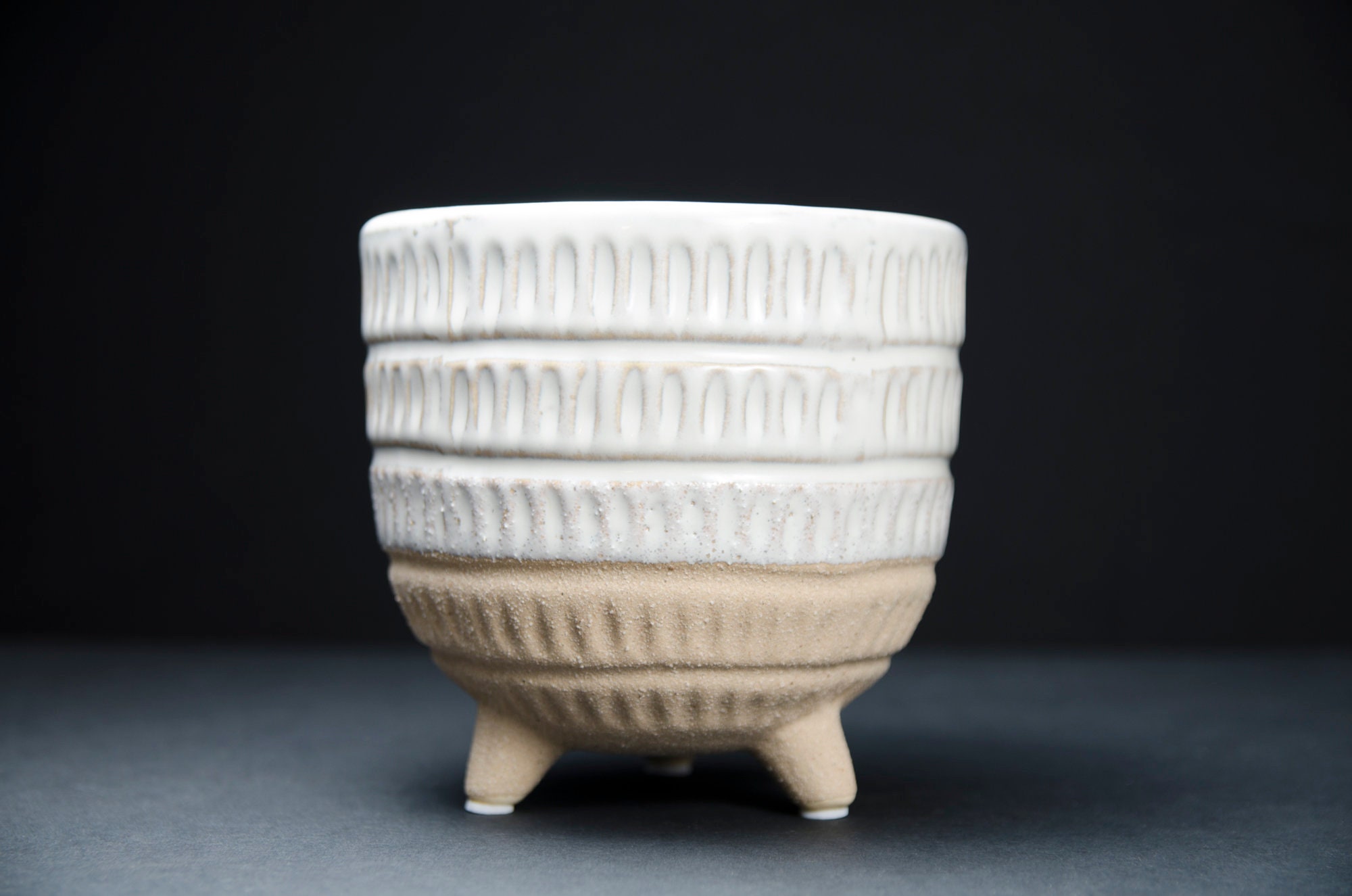 Bohemian Footed Planter - Ceramic | Colorful, Plant Pot, With Feet ...