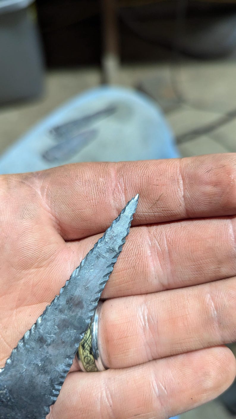 Set of 5 Handforged Arrowheads - Etsy