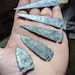 Set of 5 Handforged Arrowheads - Etsy