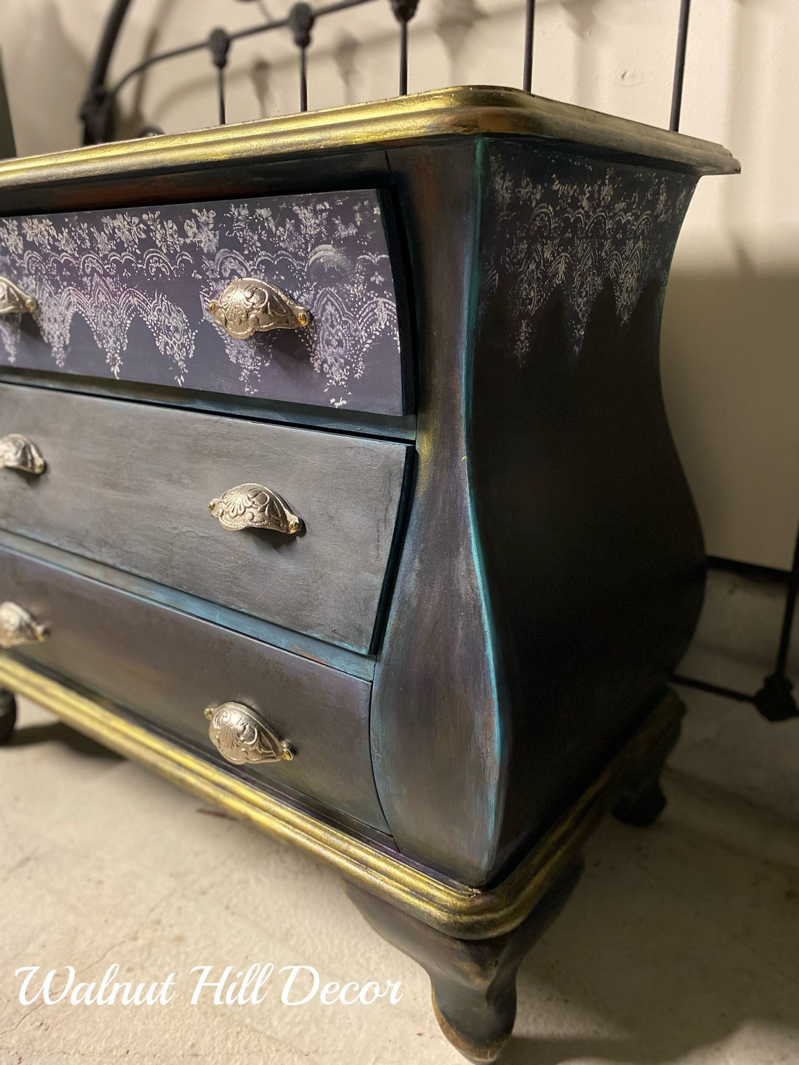 Bombe Chest of Drawers - Etsy