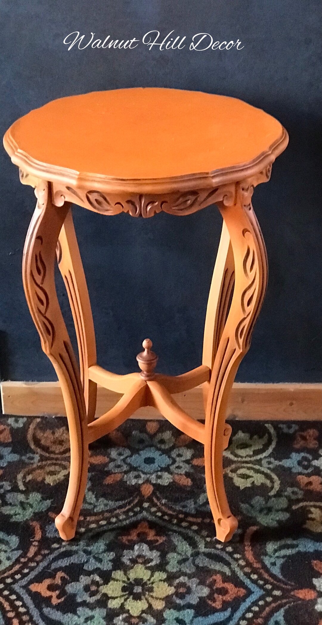 Rococo Style End Tables - Set of Two - Etsy