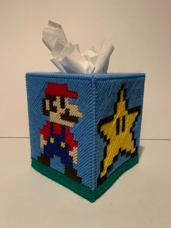Super Mario Tissue Box Cover | Etsy