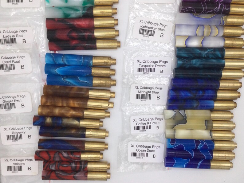 Cribbage Pegs Extra Large for 1/4 Inch Holes - Etsy