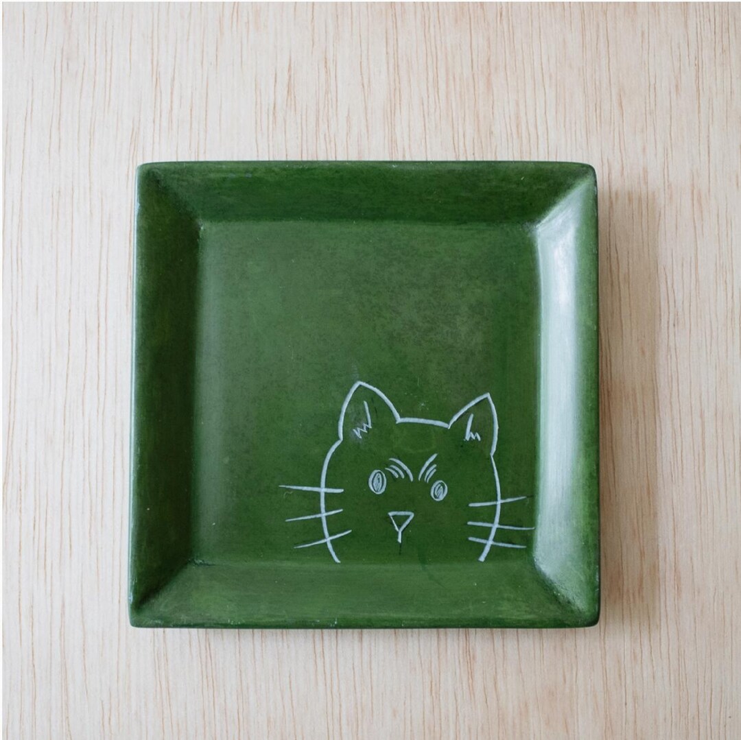 Kisii Soapstone Dish: Fair Trade Animal Catchall, Decorative Tray - Etsy