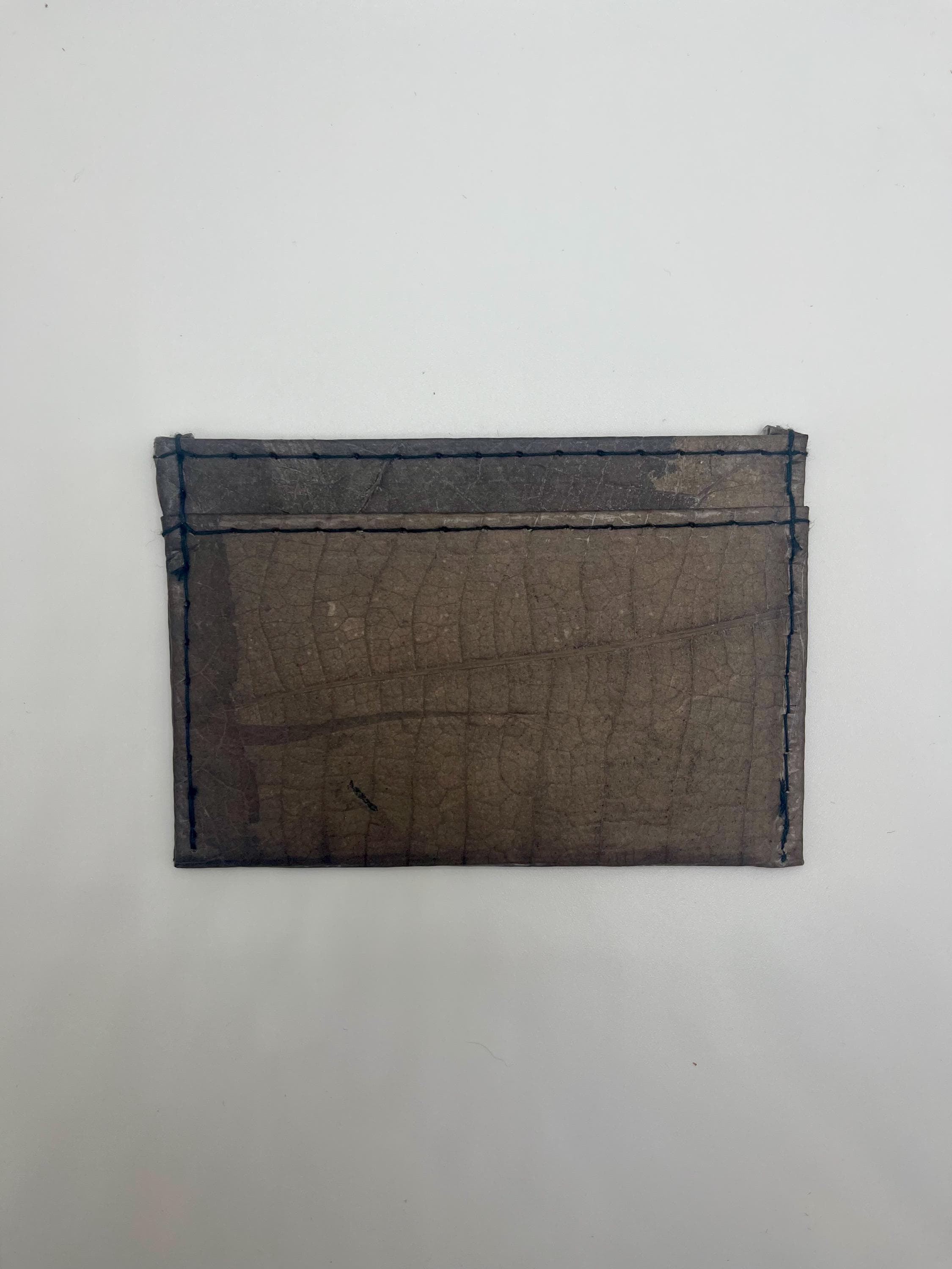 Leaf Leather Slim Wallet | Card Holder | Handmade | Animal Friendly ...
