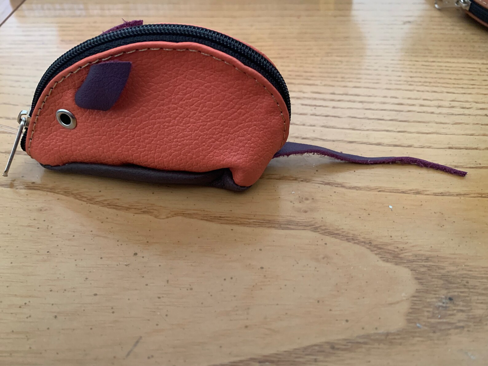 Fair Trade Leather Mouse Coin Purse: Handmade in Ecuador - Etsy