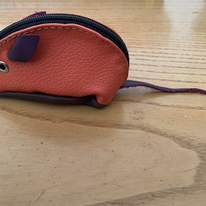 Fair Trade Leather Mouse Coin Purse: Handmade in Ecuador - Etsy
