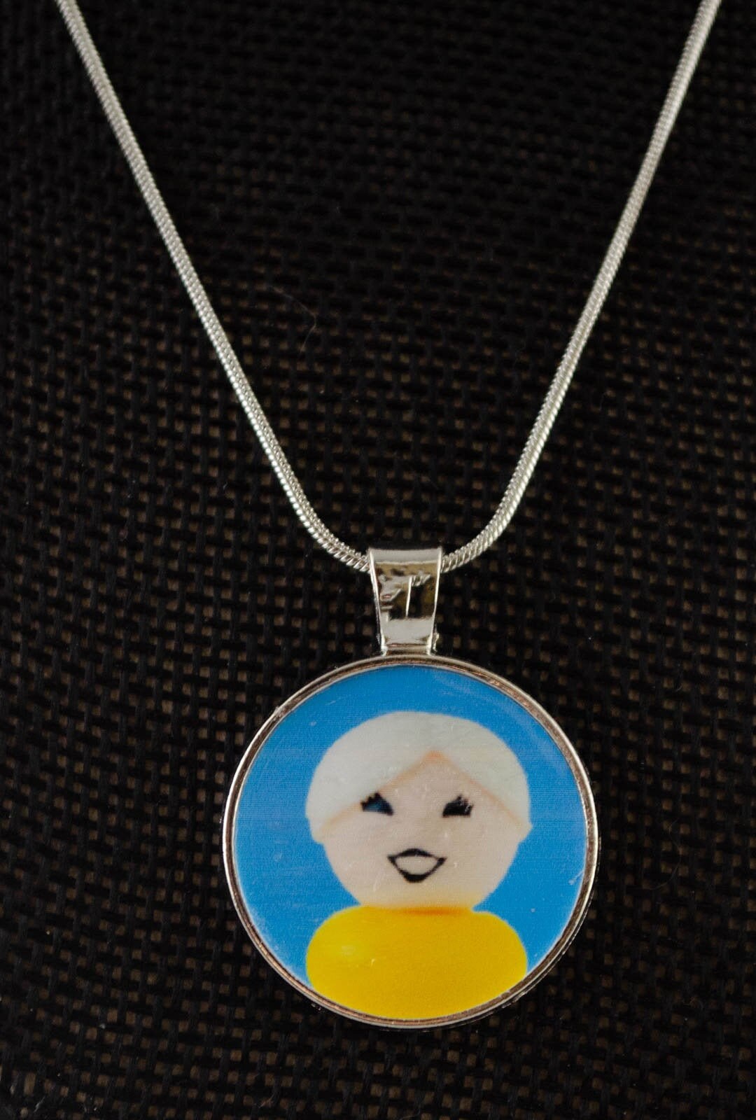 Fisher Price Little People Necklace Silver Plated for Grandma - Etsy