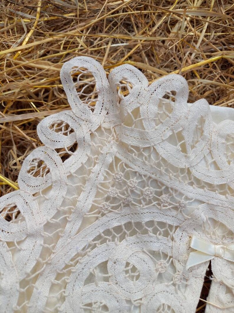 Antique White Lace Hat From Holland - Etsy