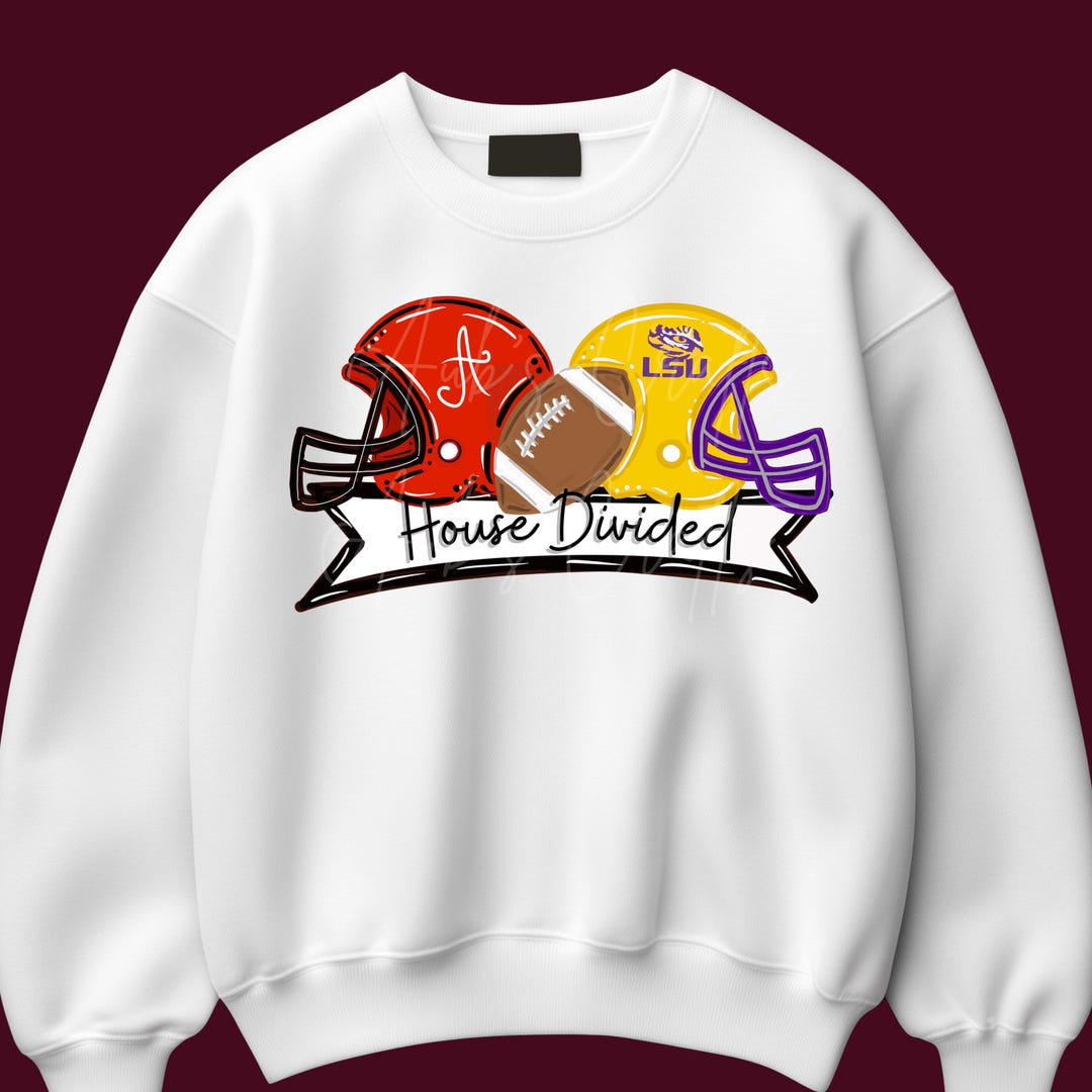 House Divided Football PNG SVG: Sports Design (digital) - Etsy