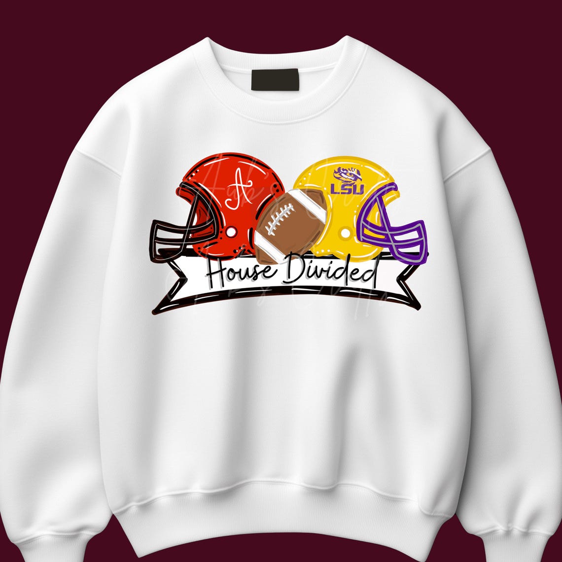 House Divided Football PNG SVG: Sports Design (digital) - Etsy